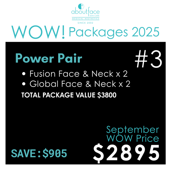 2025 Wow Package #3 - Power Pair – About Face Skin Care